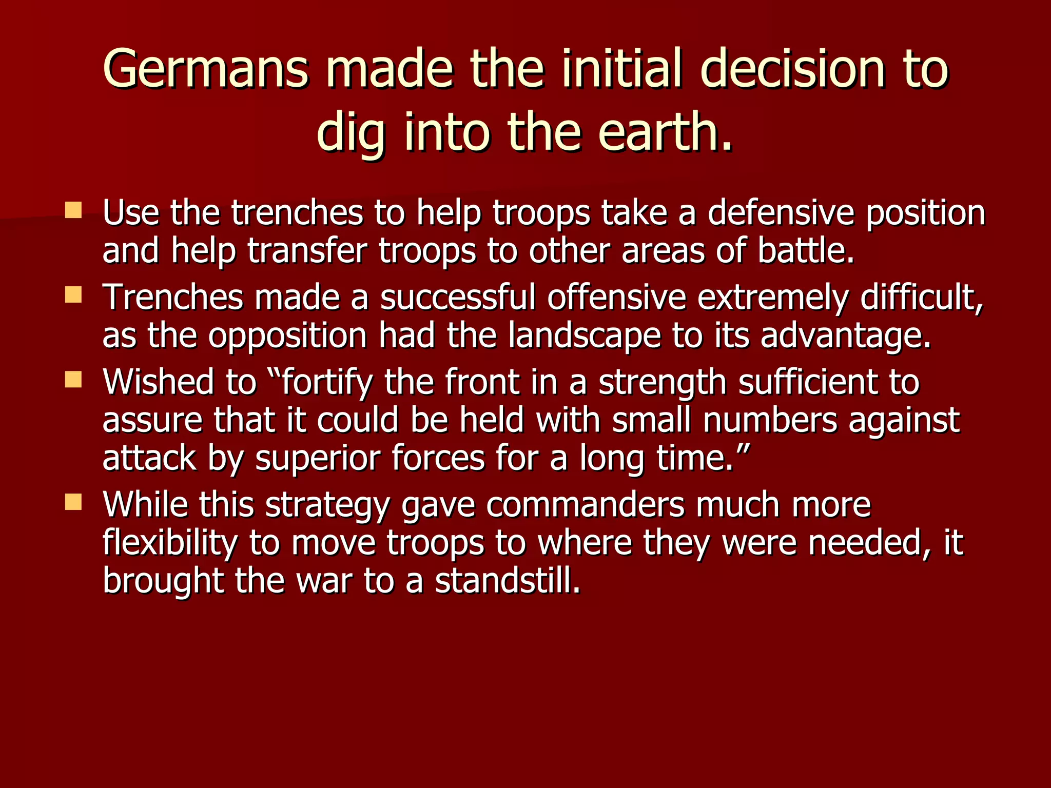 Trench Warfare in WWI | PPT