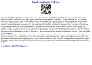 Trench Warfare Research Paper | PPT