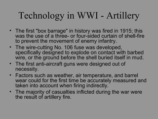 Trench Warfare & Technology in WWI | PPT