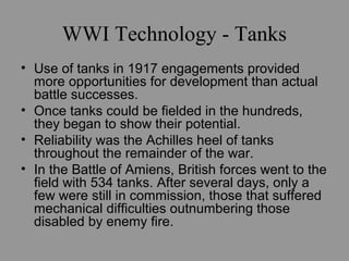 Trench Warfare & Technology in WWI | PPT