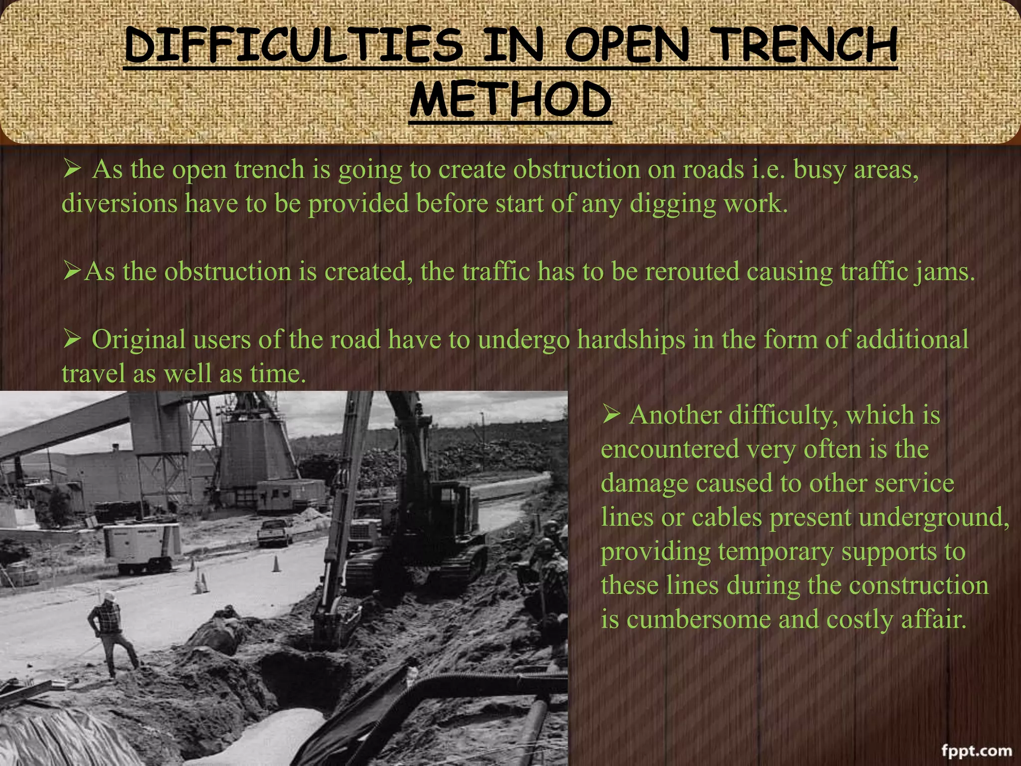 Trenchless Technology for Laying Underground pipes. | PPTX