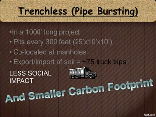 Trenchless Technology for Laying Underground pipes. | PPTX