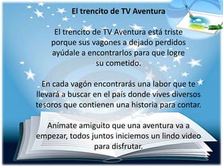 Trencito de la semana | PPTX