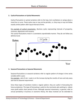Trend analysis - Lecture Notes | PDF