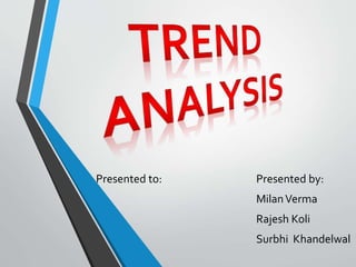 Trend analysis | PPTX