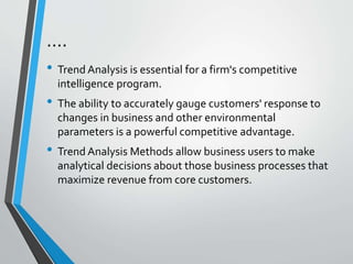 Trend analysis | PPTX