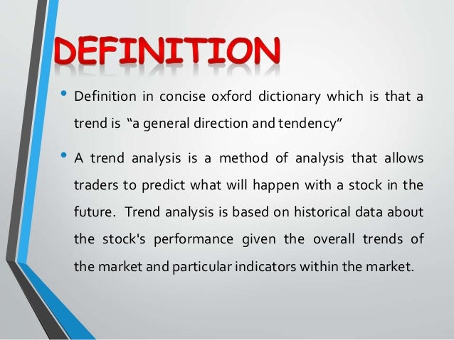 Trend Analysis