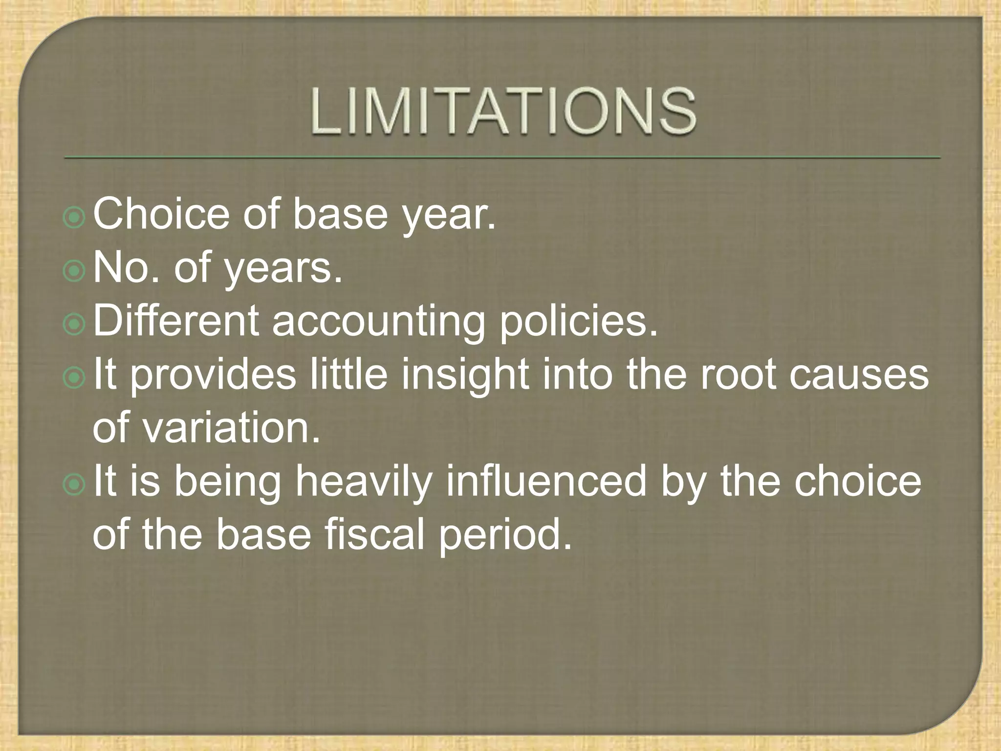 Trend analysis and basic assumptions | PPTX