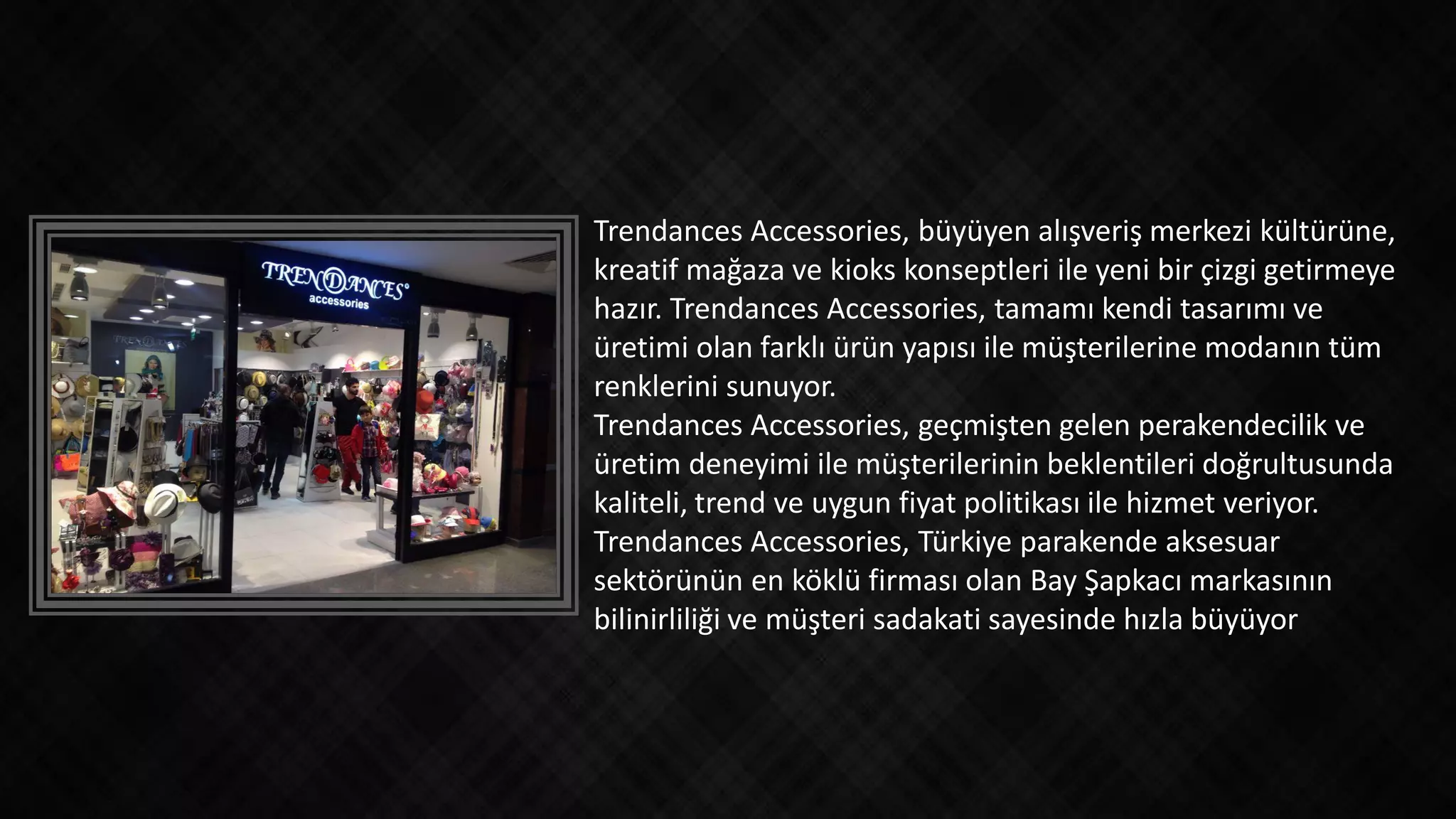 Trendance accessori̇es sunum dosyasi yatirimci | PDF