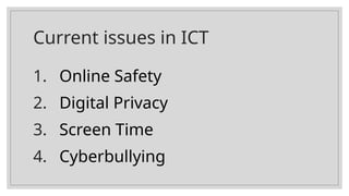 Trend and Issues in ICT grade 8 matatag | PPTX