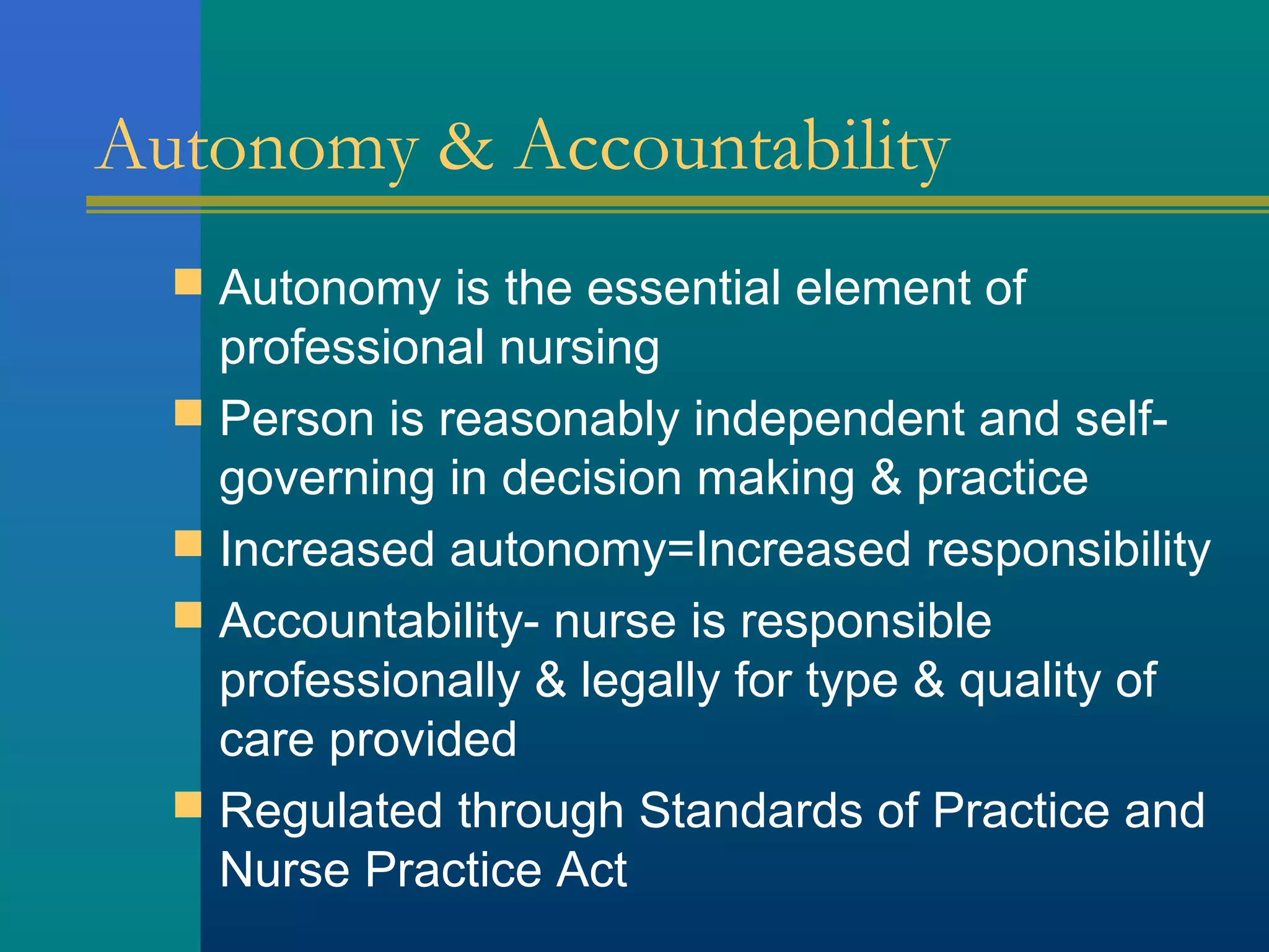 Trend and issues of nursing and role of nurse | PPT