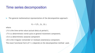 Trend and Seasonal Components | PPTX