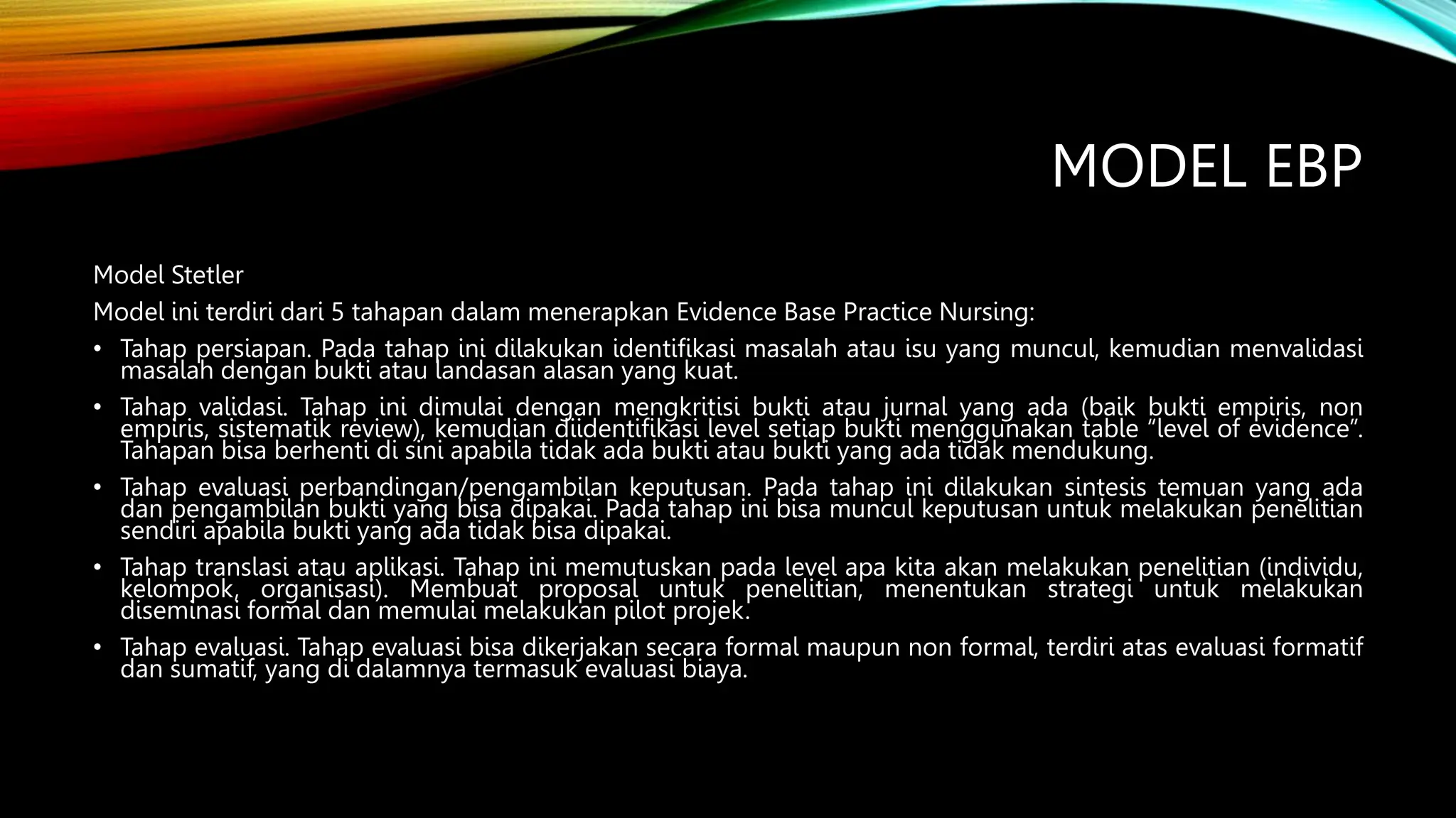 Tren dan Issue dalam keperawatan gawat darurat. EBP.pptx