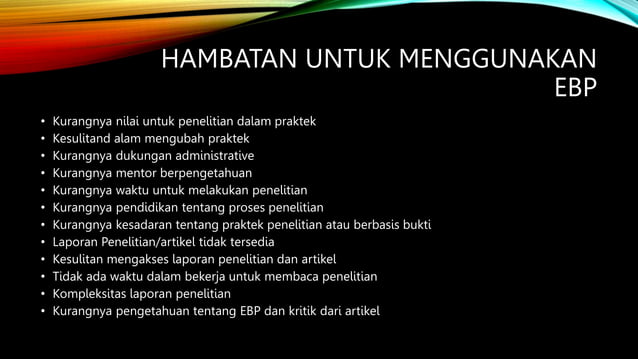 Tren dan Issue dalam keperawatan gawat darurat. EBP.pptx