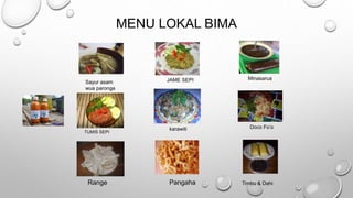 TREN DAN POTENSI PANGAN LOKAL NUSA TENGGARA BARAT | PPTX