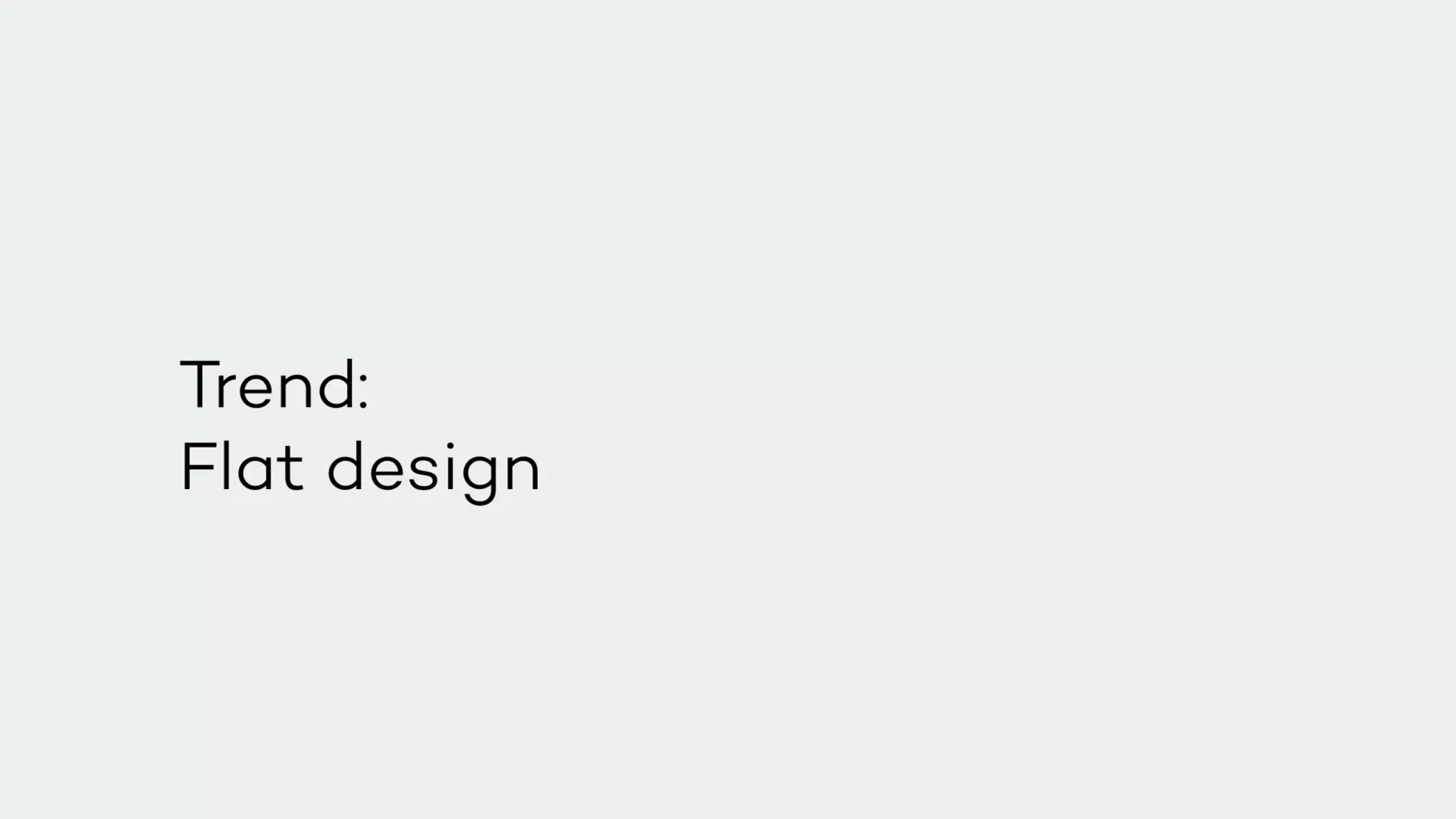Trend: Flat Design (UX Konference 2014) | PDF