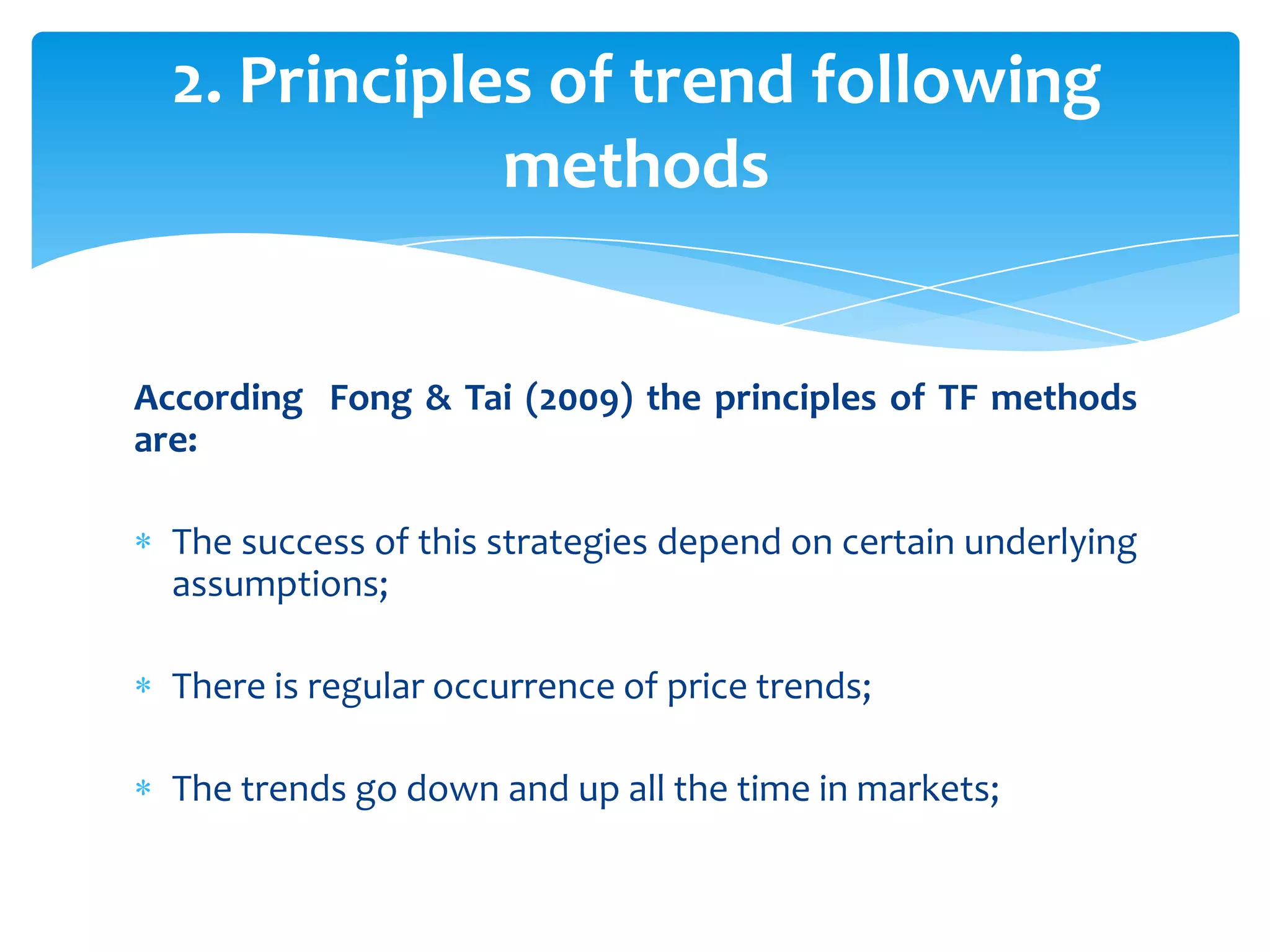 Trend following strategies | PPTX