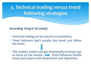 Trend following strategies | PPTX