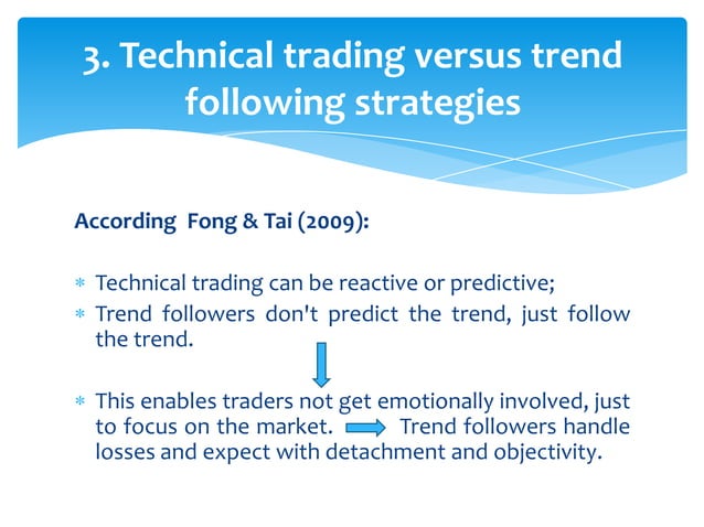 Trend following strategies | PPTX