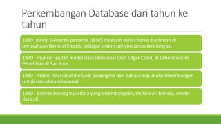 Trend in database administration, dbms enterprise scale | PPT