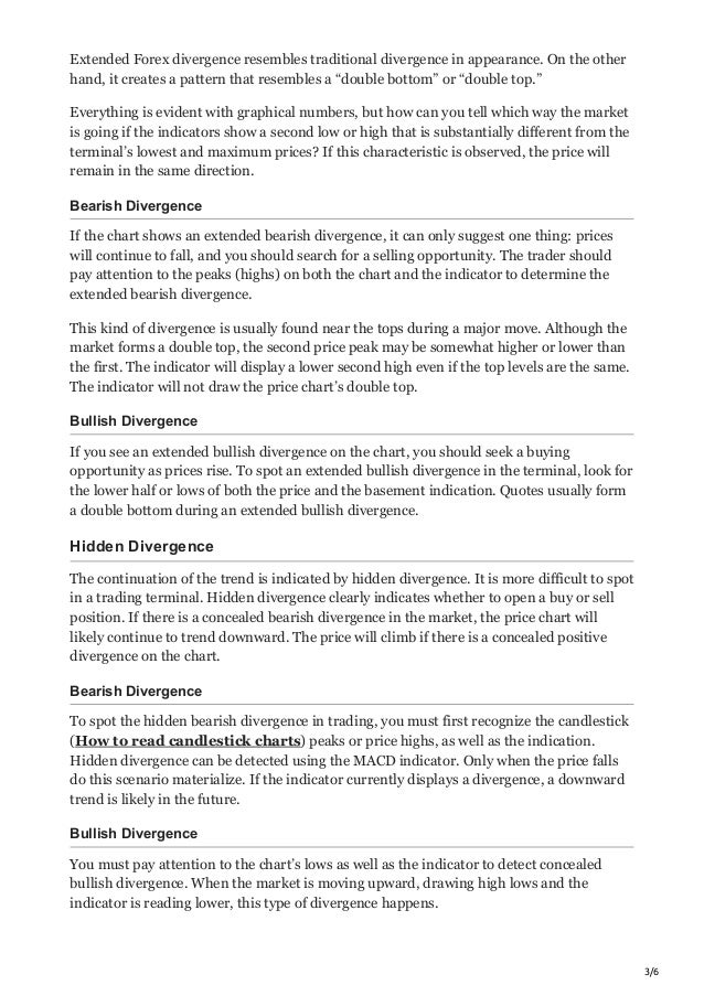 what is divergence in trading | PDF