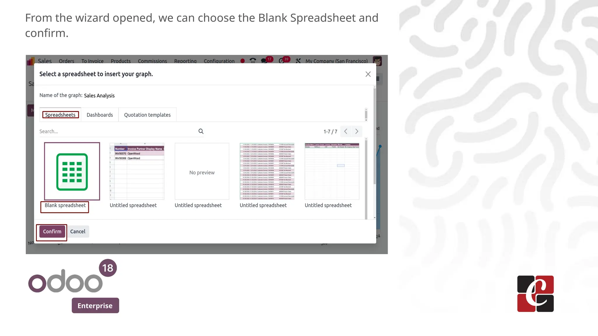 Trend Lines in Odoo Chart in Odoo 18 - Odoo Slides | PPTX