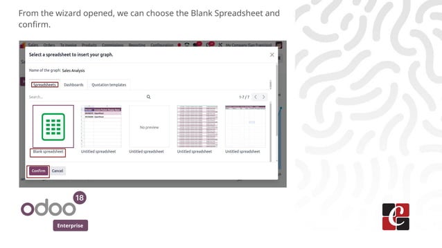 Trend Lines in Odoo Chart in Odoo 18 - Odoo Slides | PPTX
