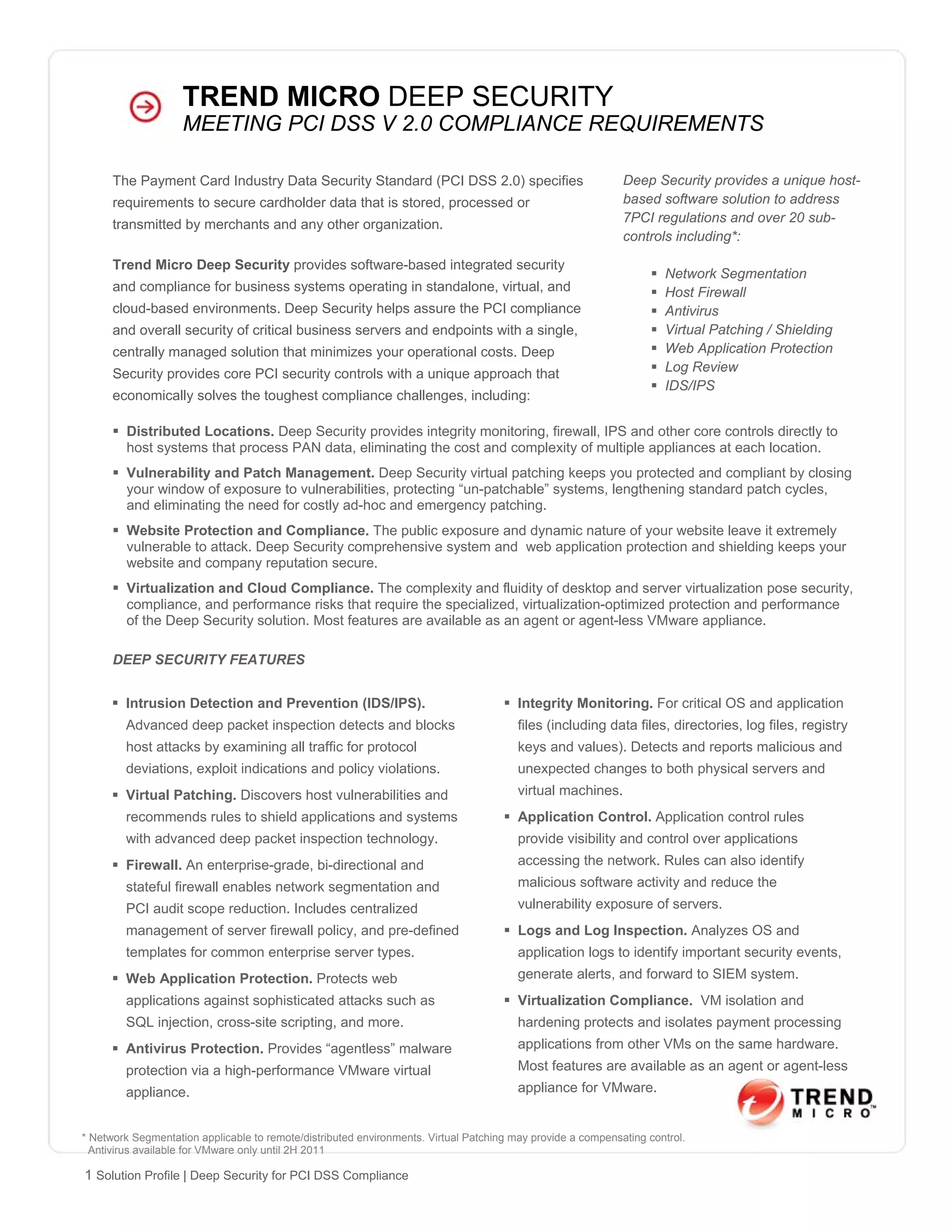 Trend micro deep security | PDF