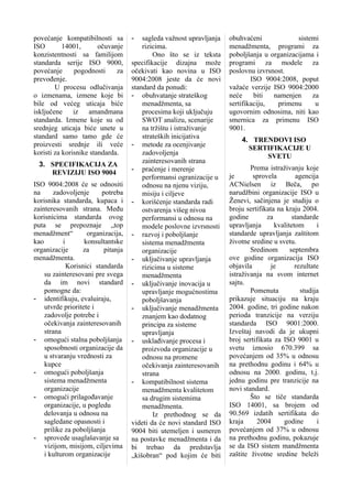 Trendovi iso sertifikacije | PDF