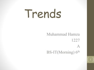 Entrepreneure Seven Trends | PPTX