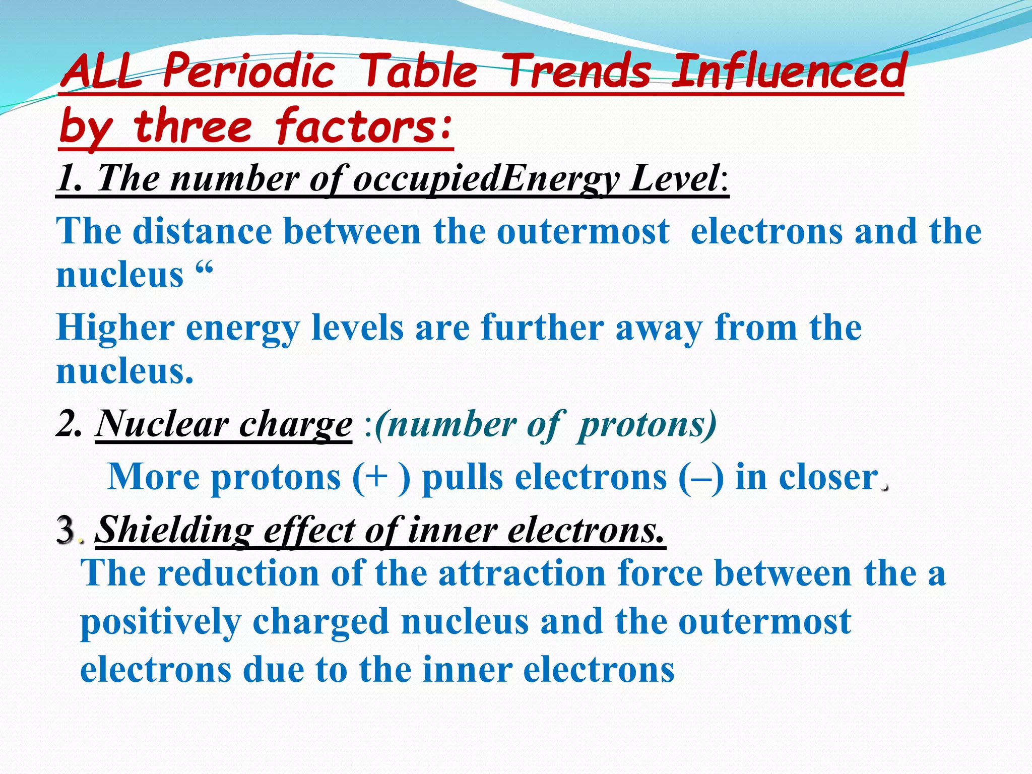 periodic table trends | PPTX