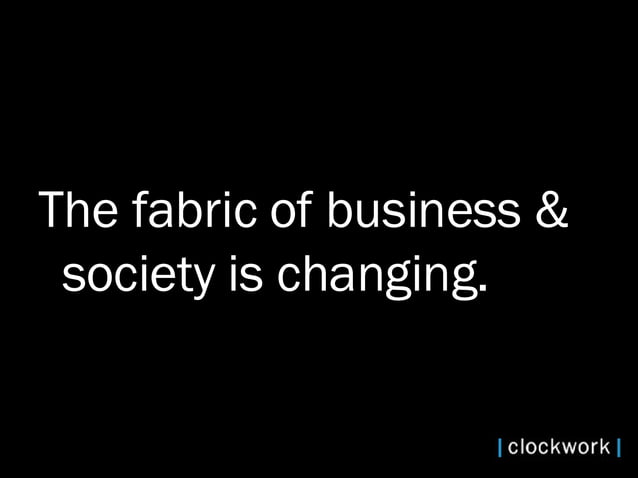 Trends en ontwikkelingen in interactive marketing - Clockwork | PPT