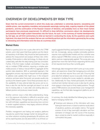 Trends in Commodity Risk Management Technologies | PDF