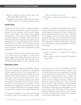 Trends in Commodity Risk Management Technologies | PDF