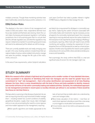 Trends in Commodity Risk Management Technologies | PDF
