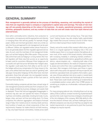 Trends in Commodity Risk Management Technologies | PDF