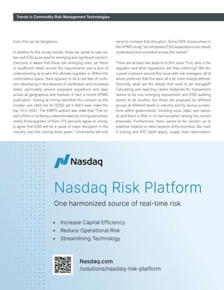 Trends in Commodity Risk Management Technologies | PDF