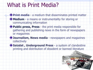 Trends in-print media | PPT | Desktop Publishing | Computer Software ...