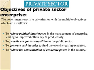 Trends in public and private sector in india | PPT