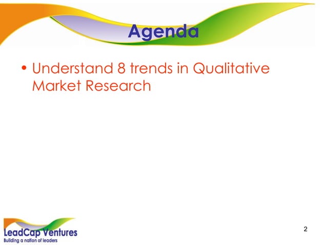 Trends In Qualitative Market Research / Marketing Research | PPT