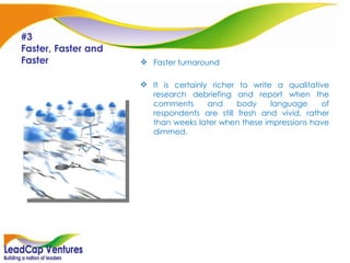Trends In Qualitative Market Research / Marketing Research | PPT