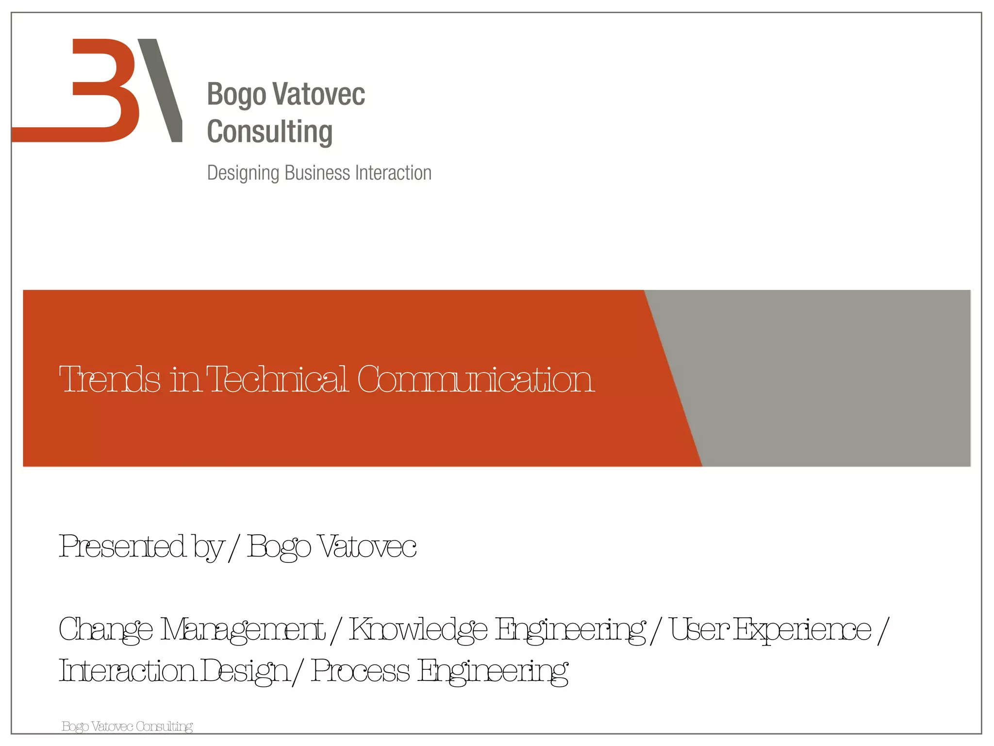 Trends In Technical Communication | PPT