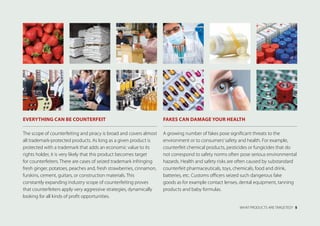 Trends in Trade in Counterfeit & Pirated Goods - OECD EUIPO report. | PDF