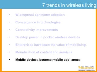 Trends in Wireless Working | PPT