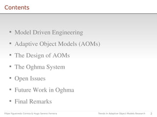 Trends on Adaptive Object Model Research | PPT