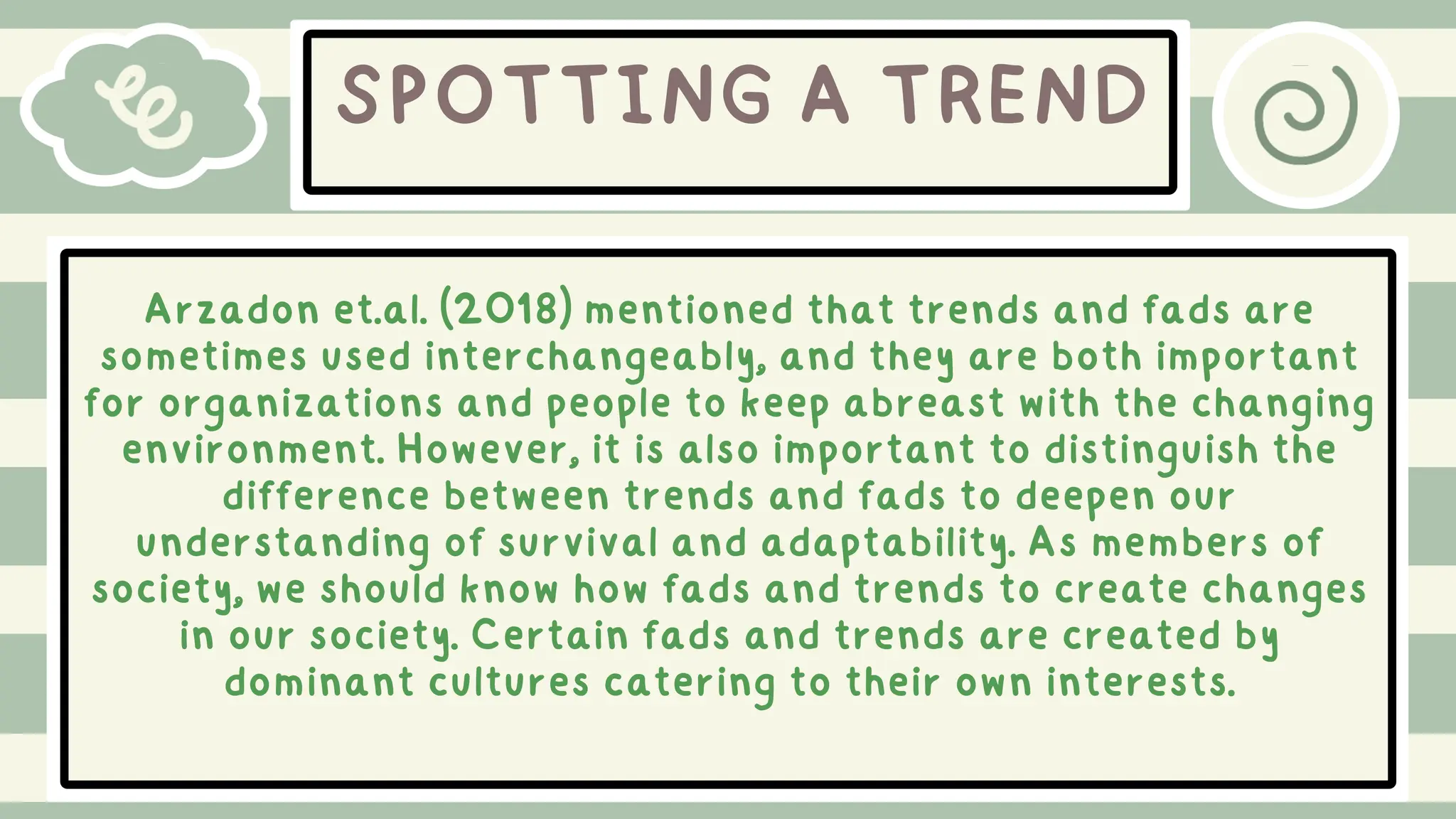 Trends-Vs.-Fads g12 trends and fads humss | PPTX