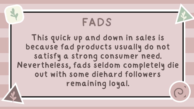 Trends-Vs.-Fads g12 trends and fads humss | PPTX | Science