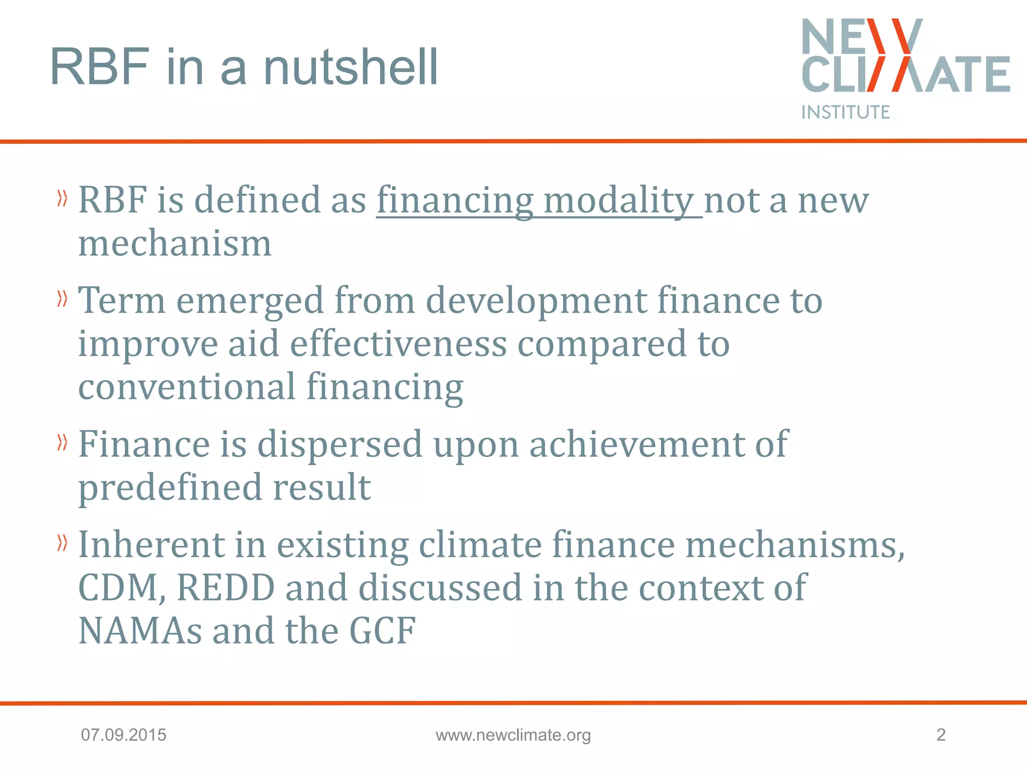 Trends of results based finance | PDF