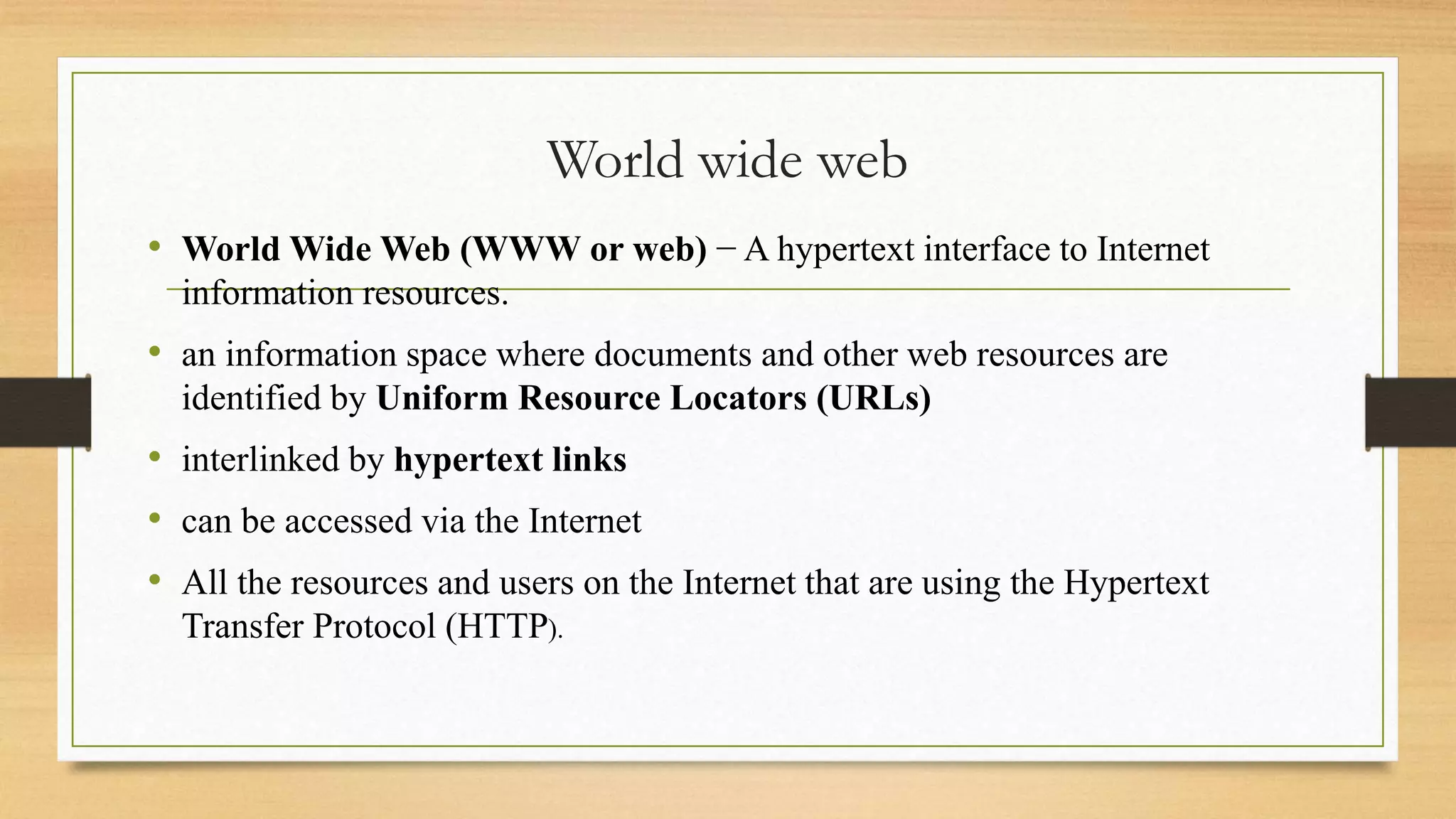 Trends and advancements in www.pptx