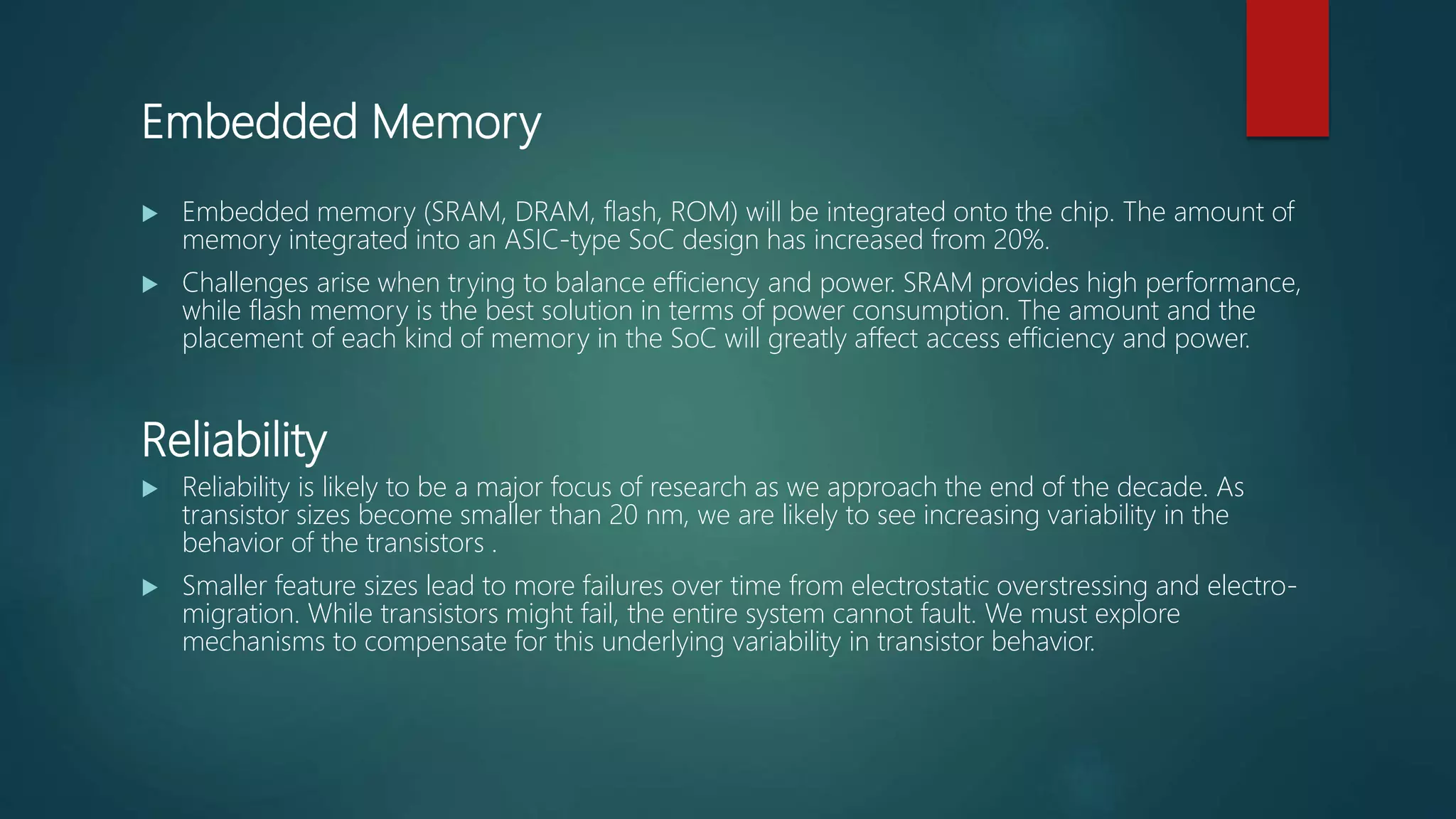 Trends and challenges in IP based SOC design | PPTX
